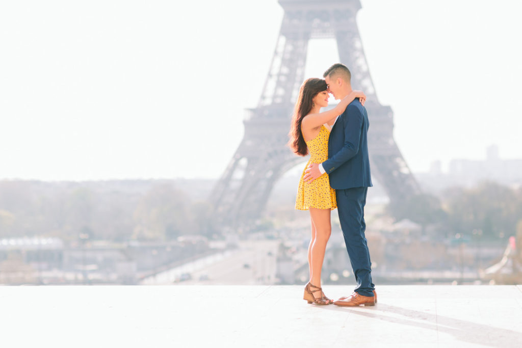 Spring Engagement: Paris, France | French Grey Photography