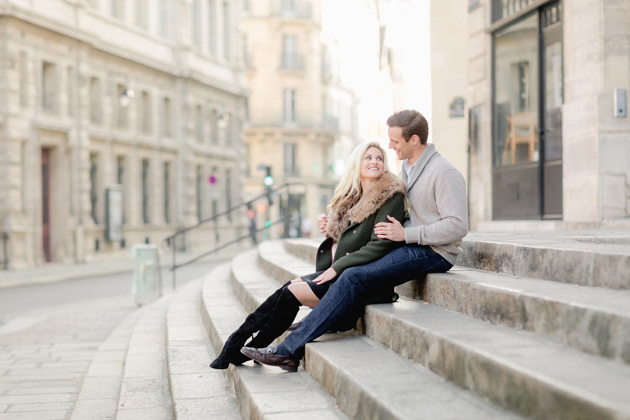 A Paris engagement shoot from the Eiffel Tower to the cobbled streets ...
