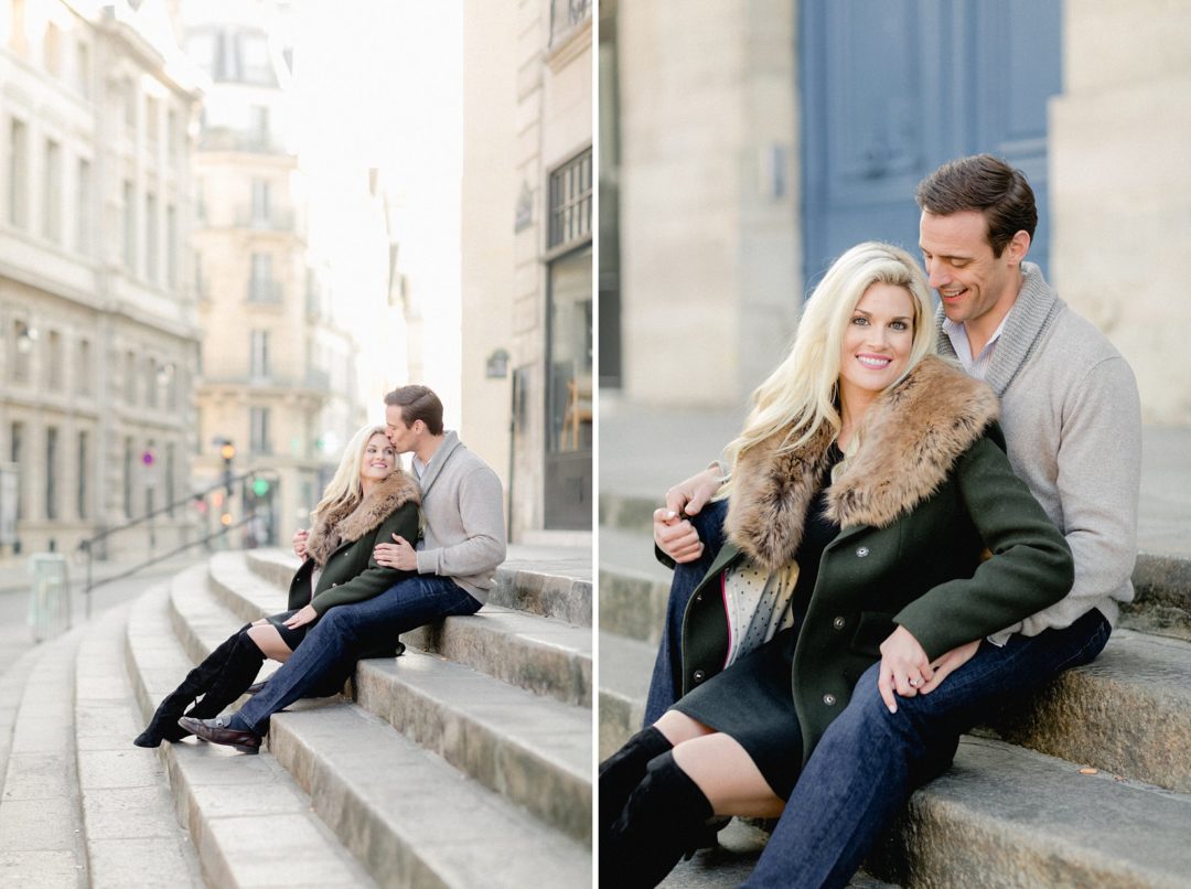 A Paris engagement shoot from the Eiffel Tower to the cobbled streets ...