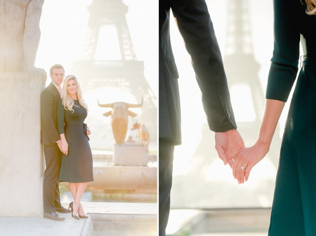 A Paris engagement shoot from the Eiffel Tower to the cobbled streets ...